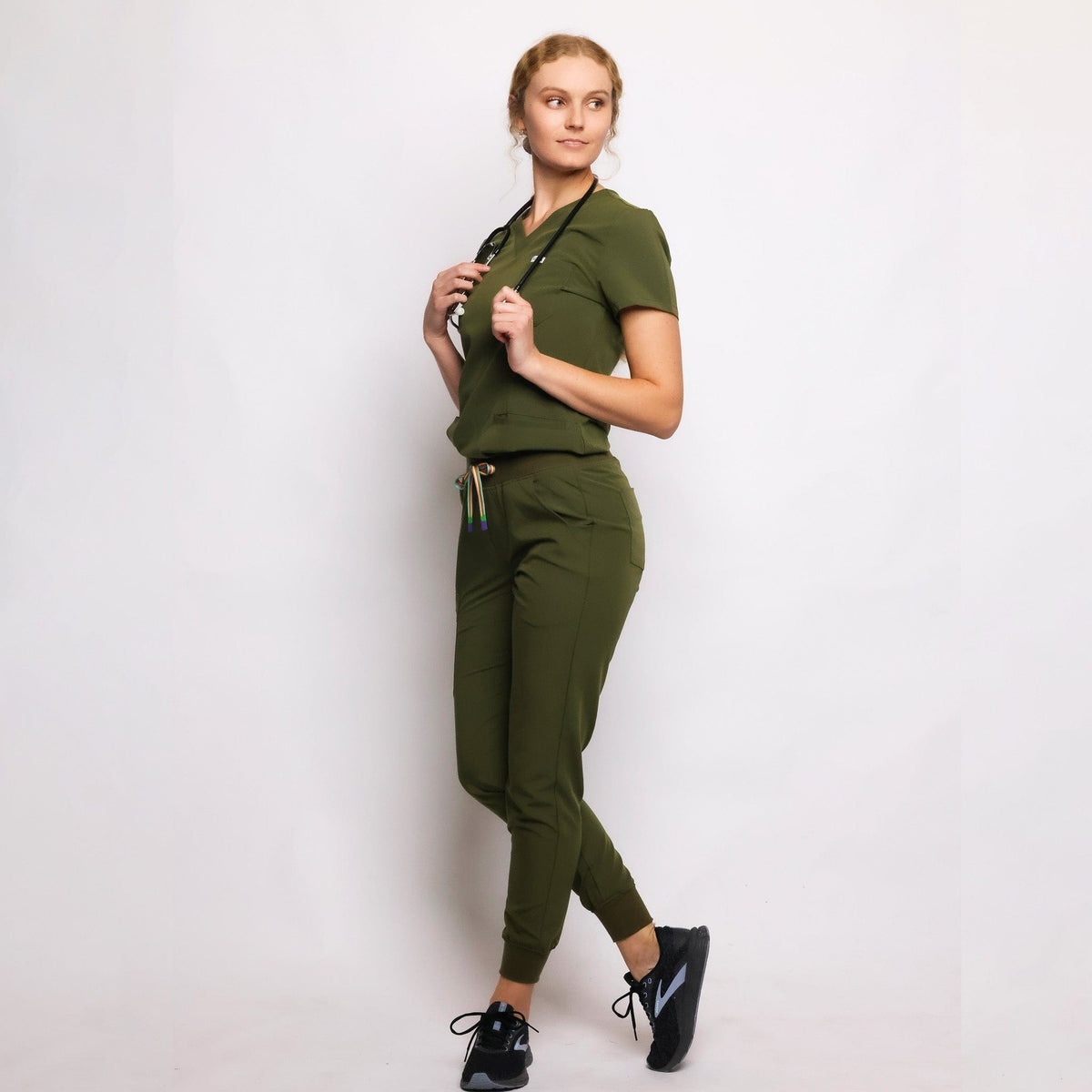 Classic Scrub Pants OLIVE GREEN | sigmascrubs.com