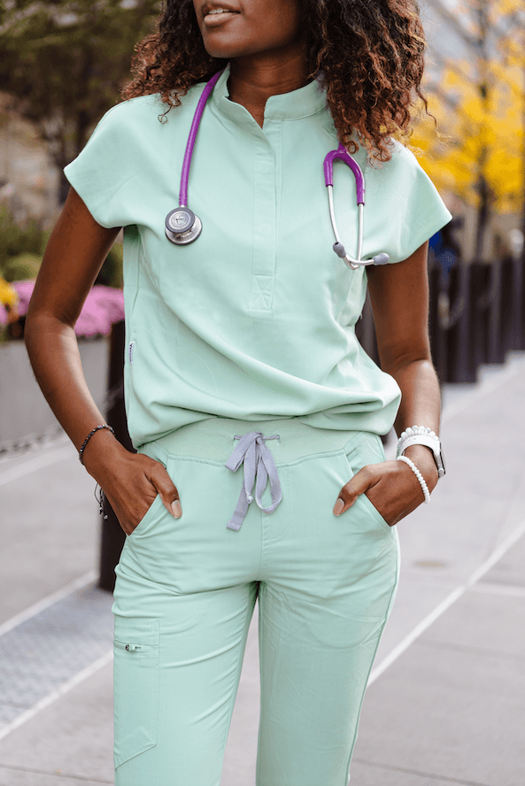 Classic Scrub Pants GRAYED JADE | sigmascrubs.com