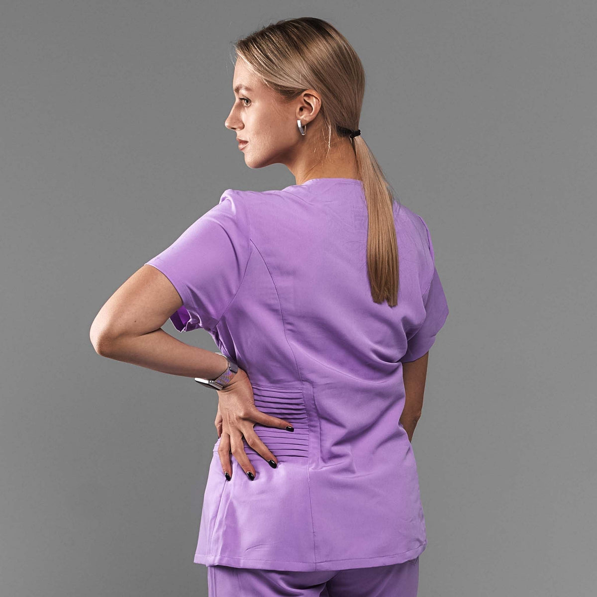 Amazing Scrub Top purple | sigmascrubs.com